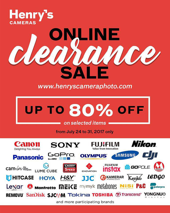 Henry's Professional online clearance sale starts today » YugaTech ...