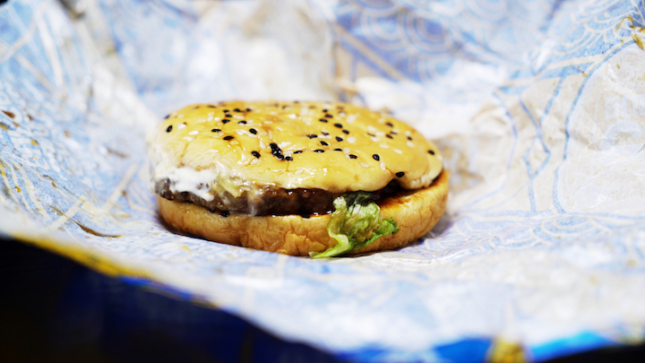 McDonald's Ebi Burger, Teriyaki Samurai Burger Unwrapping, Review ...