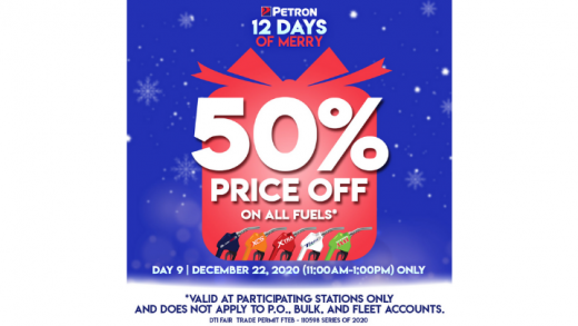 Petron announces 50% price off promo on all fuels » YugaTech ...