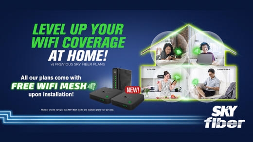 SKY Fiber provides new subscribers with WiFi mesh upon installation ...