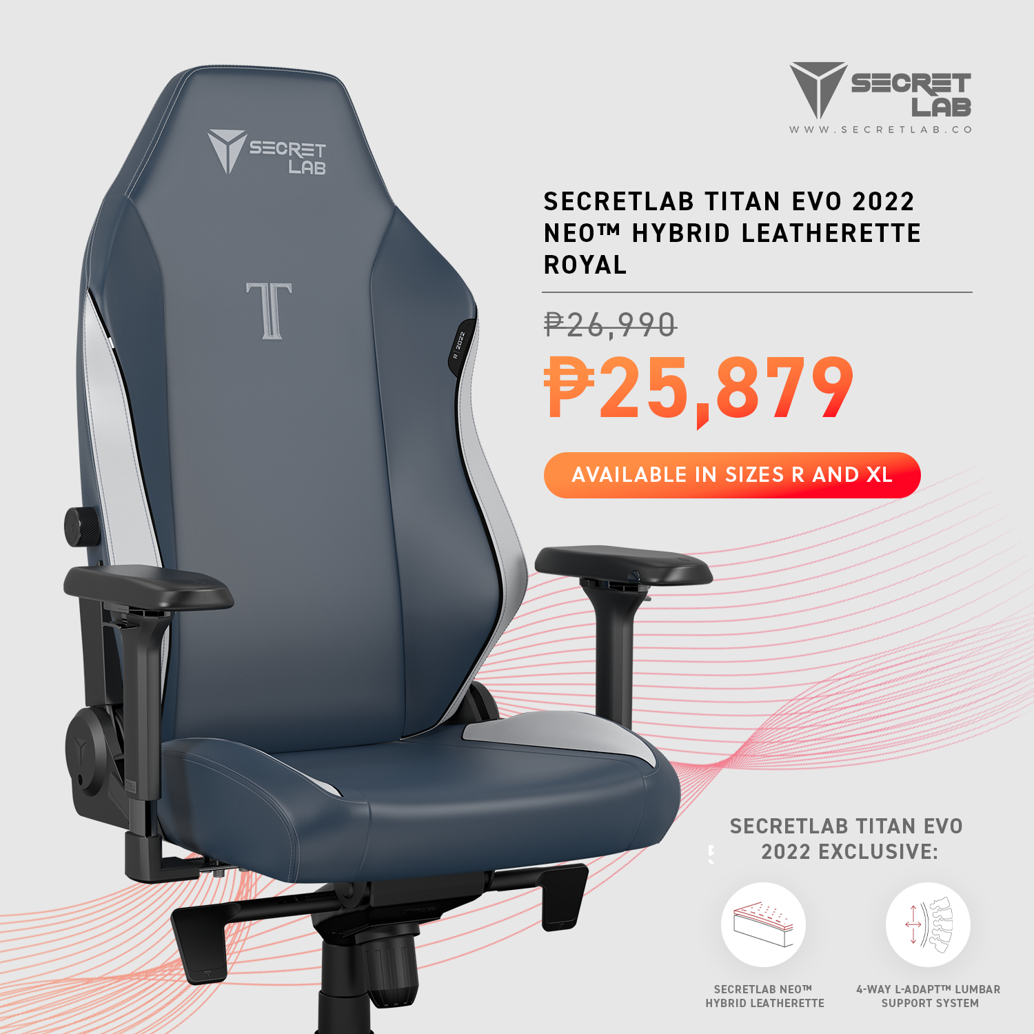 Secretlab Titan Evo 2022 Series Neo Hybrid Leatherette Yugatech