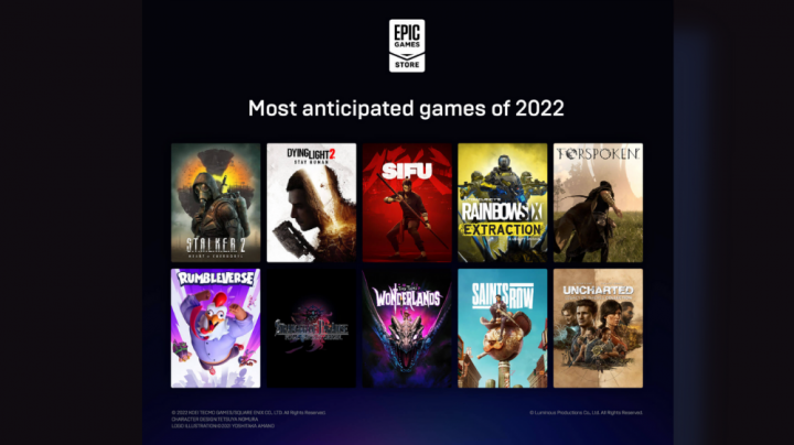 Epic Games Store announces games coming in 2022 » YugaTech ...