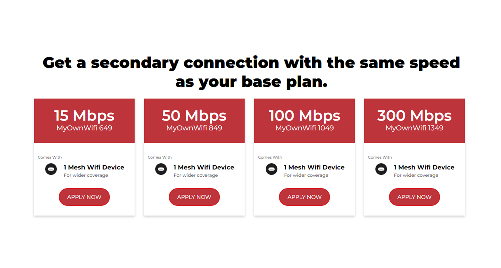 PLDT out MyOwnWiFi plans, secondary connection for half the price ...