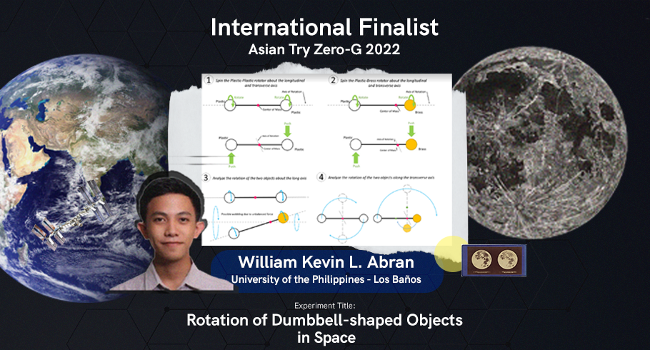 Filipino student's science experiment entry to be performed in ...