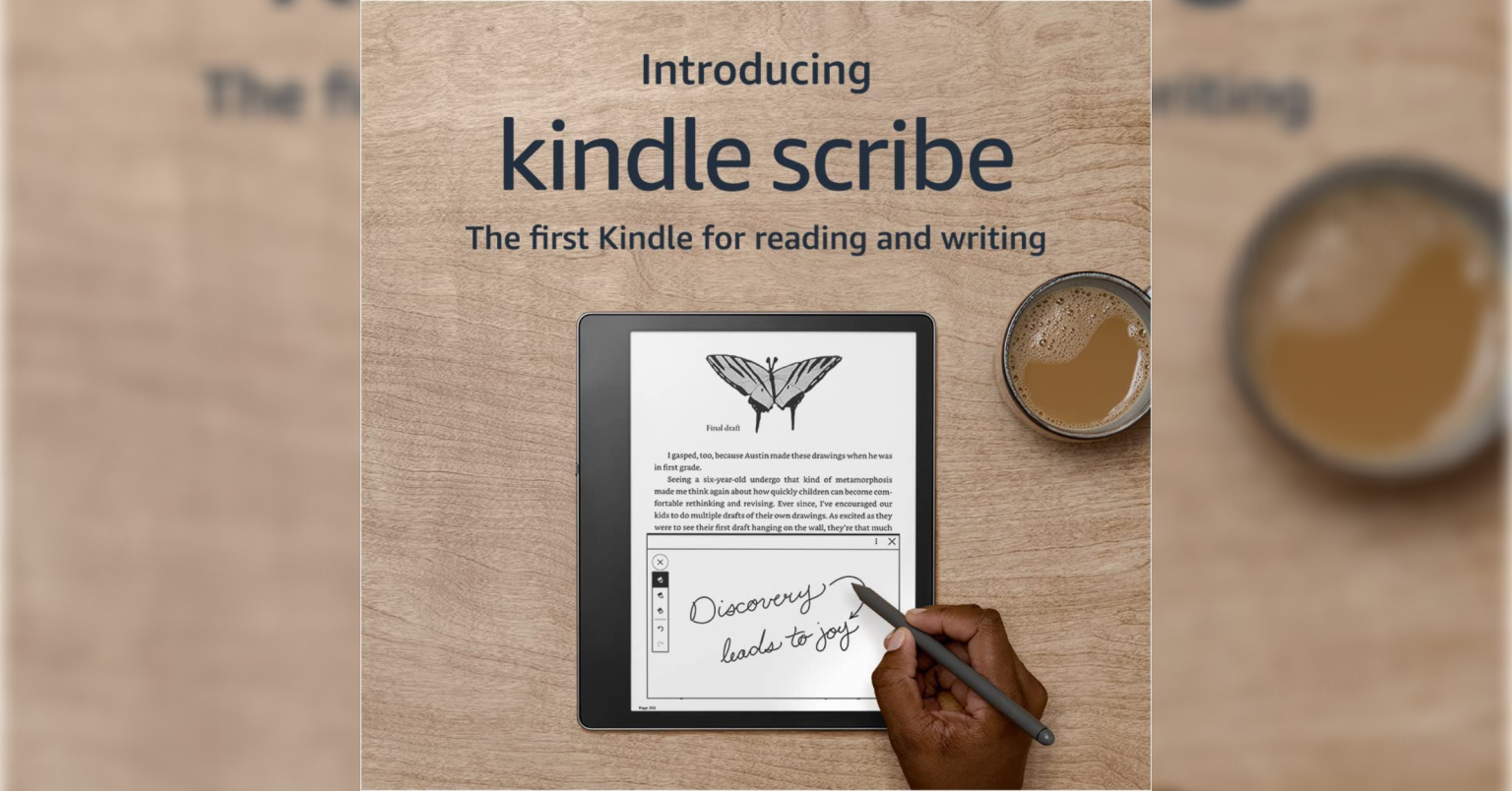 Amazon Kindle Scribe, a Kindle for Reading and Writing now official ...