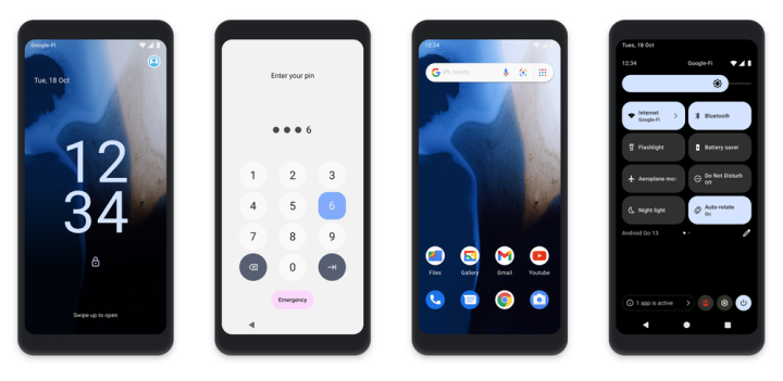 Android 13 Go Edition adds Material You visuals, direct software ...