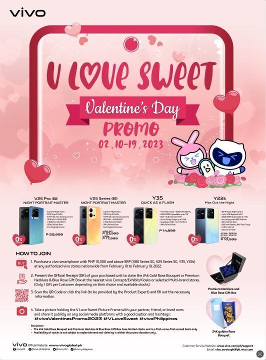 vivo announces its Valentine's Day promos » YugaTech | Philippines Tech ...