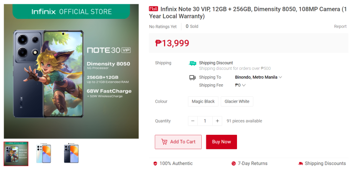 Infinix Note 30 Vip » YugaTech | Philippines Tech News & Reviews