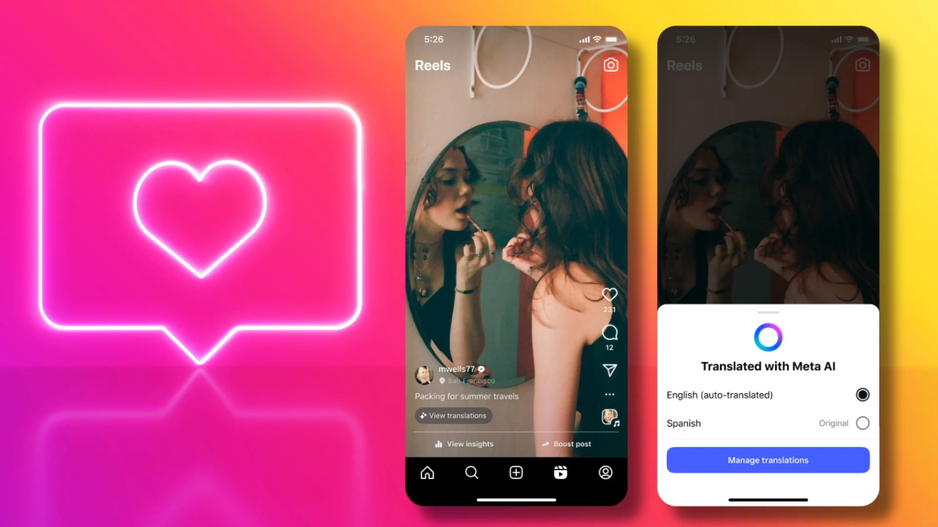 Meta’s AI dubbing tool now translates Instagram Reels with voice and ...