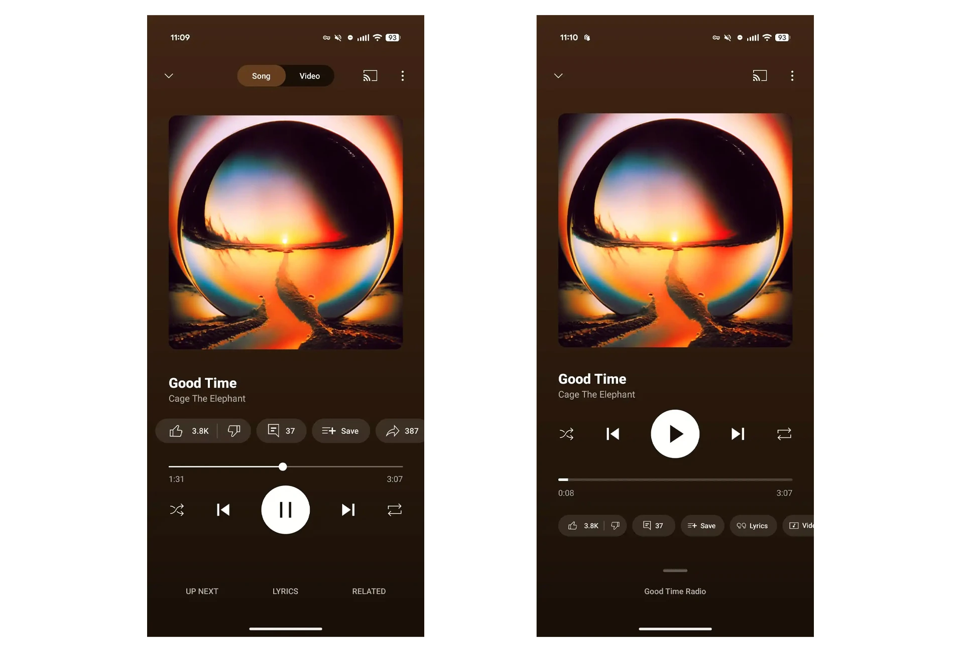 YouTube Music gets new Split-View Player design » YugaTech ...